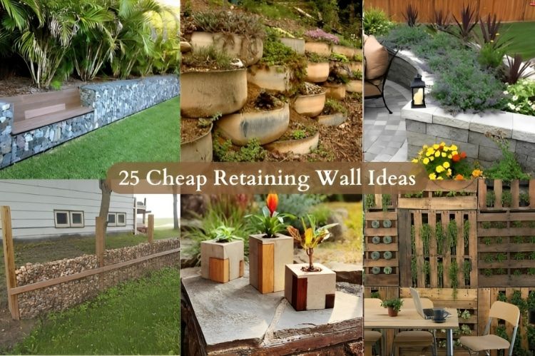 25 Cheap Retaining Wall Ideas: Cost Factors and Drainage