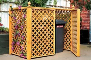 20 DIY Garbage Can Enclosure Ideas: Tidying Outdoor Space