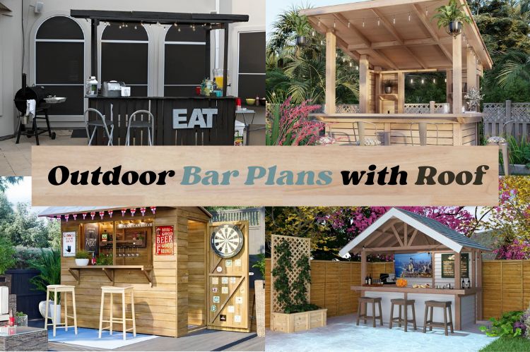 Outdoor Bar Plans with Roof: Transform Backyard into a Social Hub