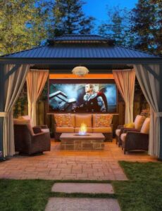 Gazebo with Fire Pit Ideas: 35 Designs for Outdoor Haven