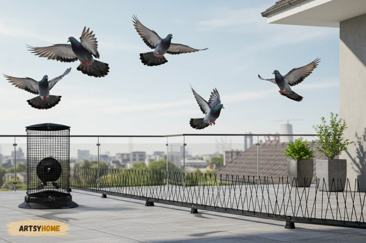 Humane Ways to Get Rid of Pigeons Naturally