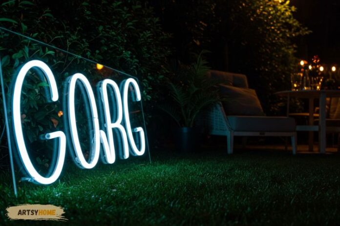 Create an Outdoor Oasis with LED Neon Signs